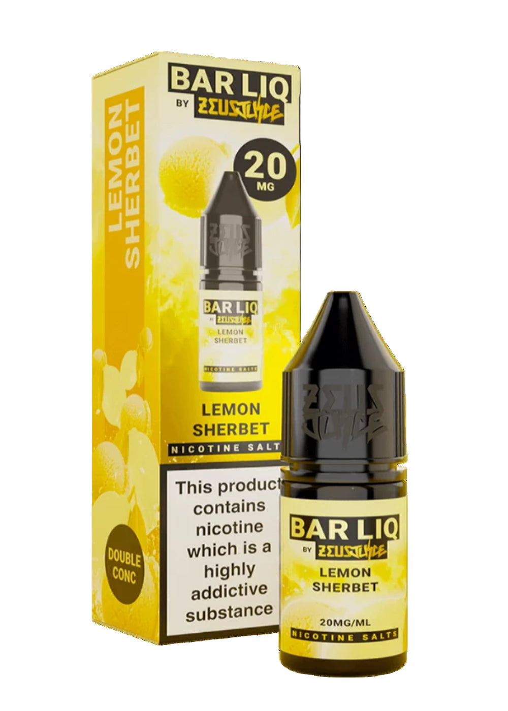 ZEUS BAR LIQ - LEMON SHERBET – Just Vape & Juices