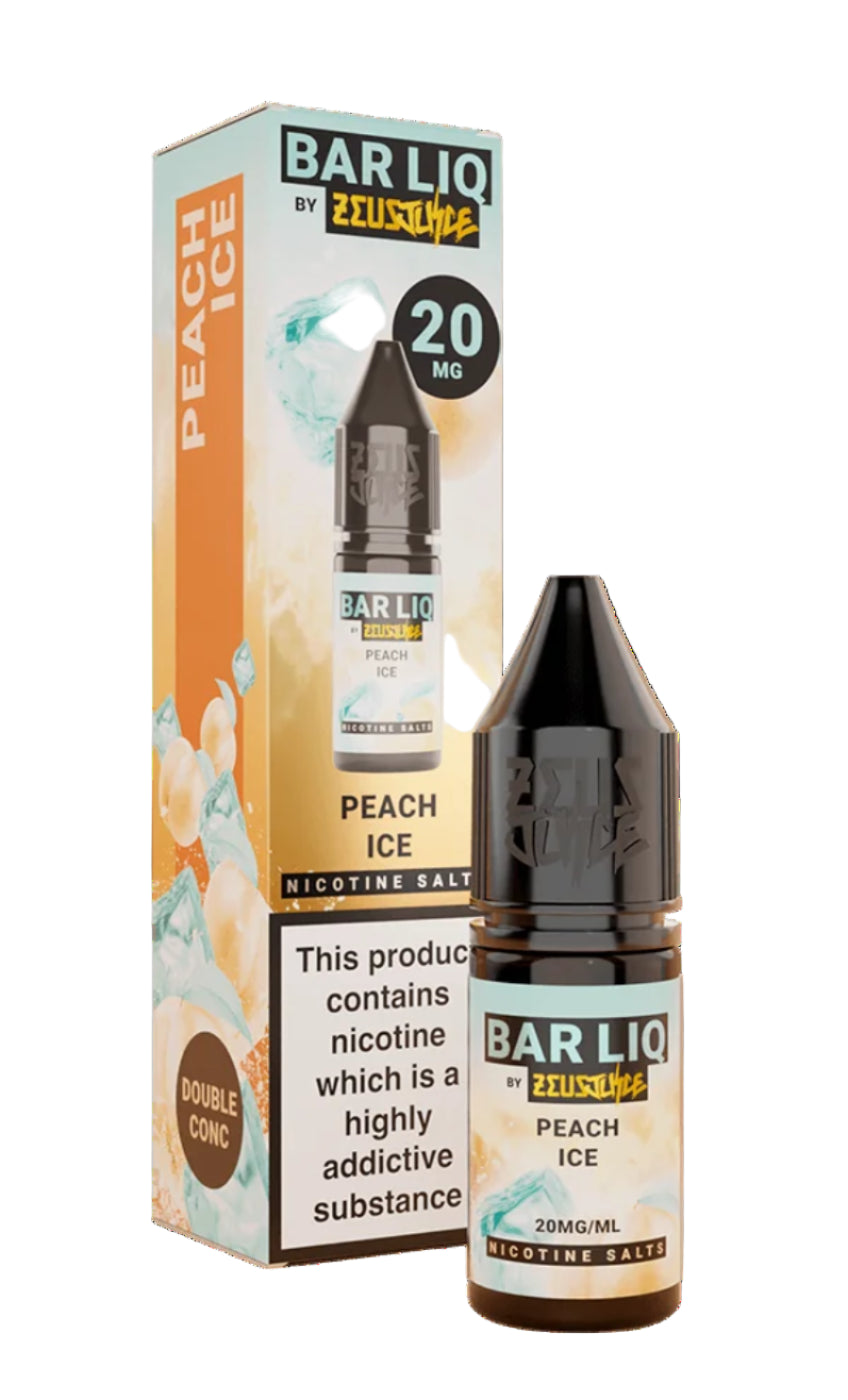 ZEUS BAR LIQ - PEACH ICE – Just Vape & Juices